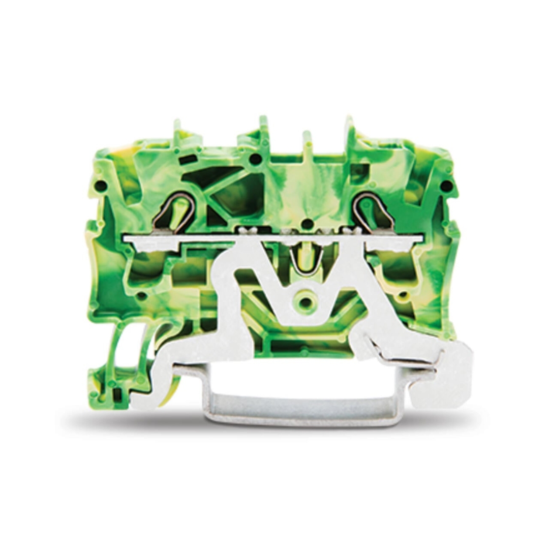 2002-1207-WAGO | 2-conductor ground terminal block; 2.5 mm²; suitable ...